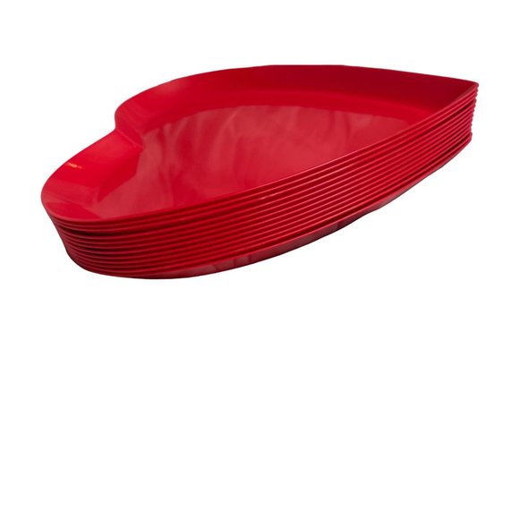 Dining | 12 Hearts Shaped Serving Plattersserving Trays | Poshmark